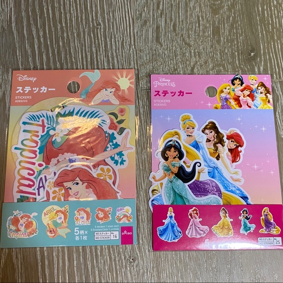 Disney | Other | Disney Princesses Sticker Packs | Poshmark